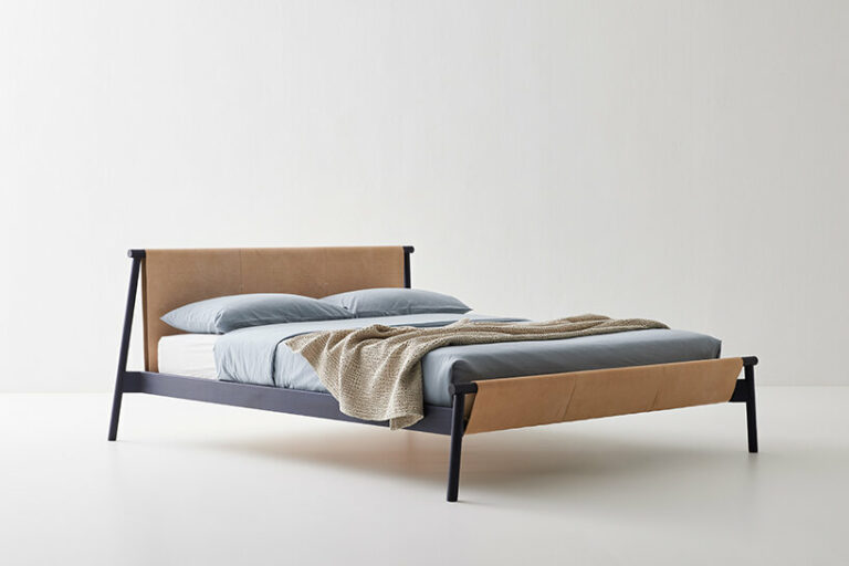 bolzan's revived jack bed pairs italian artisanry with eco-friendly ...