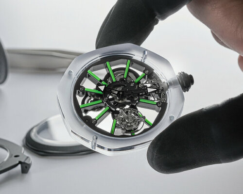 bulgari unveils first-ever octo finissimo tourbillon timepiece made entirely out of marble
