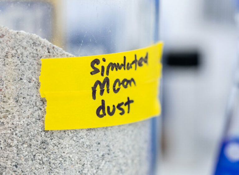 'cosmic concrete' made from potato chips, salt, and dust can be used to ...