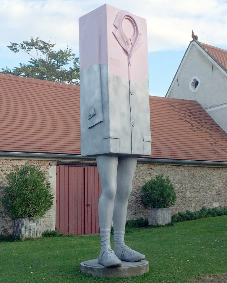 erwin wurm personifies everyday objects at yorkshire sculpture park