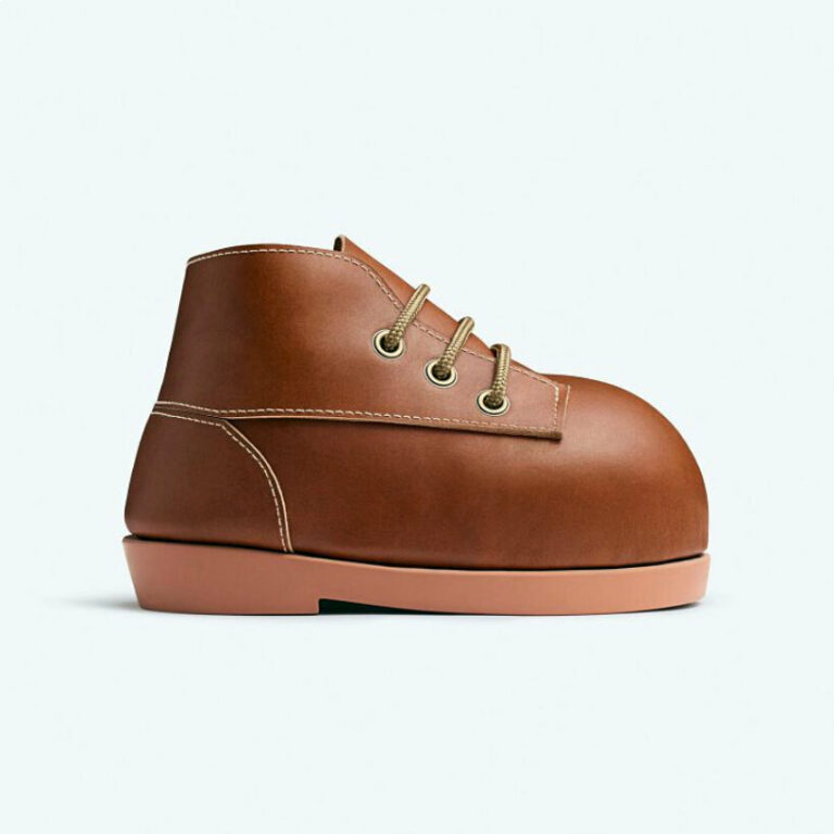 chunky super mario leather boots with mushroom-infused heel pads leap ...