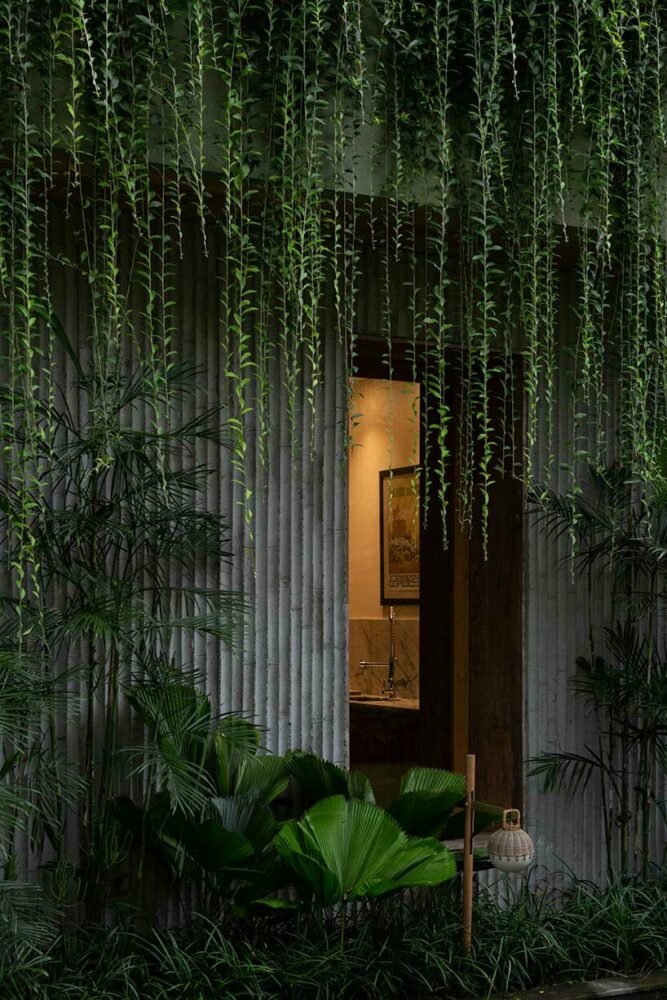 perched amidst a forest in bali, the ravine dwelling blurs the line ...
