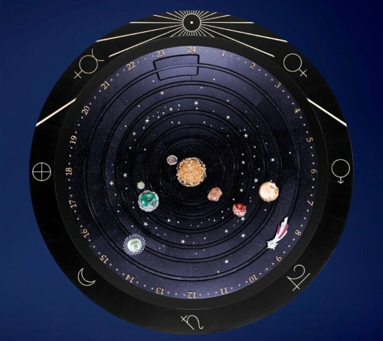 van cleef & arpels ornates planetarium automaton with sublime gems at ...