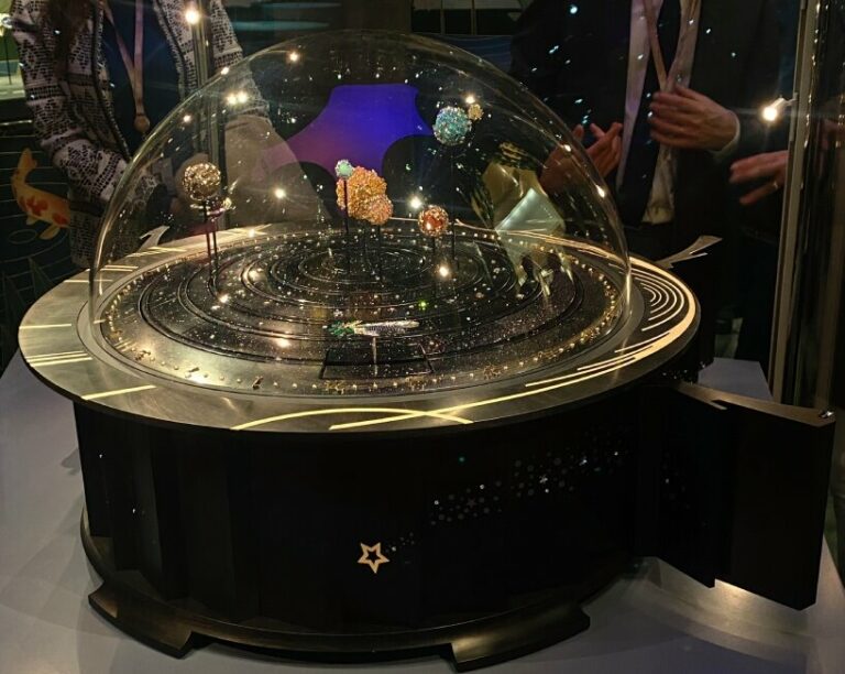 van cleef & arpels ornates planetarium automaton with sublime gems at ...