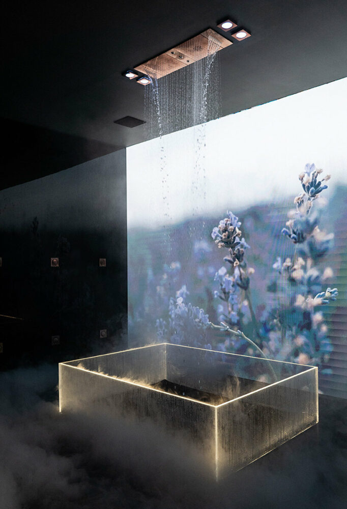 GROHE SPA reflects 'health through water' immersive installation during milan design week