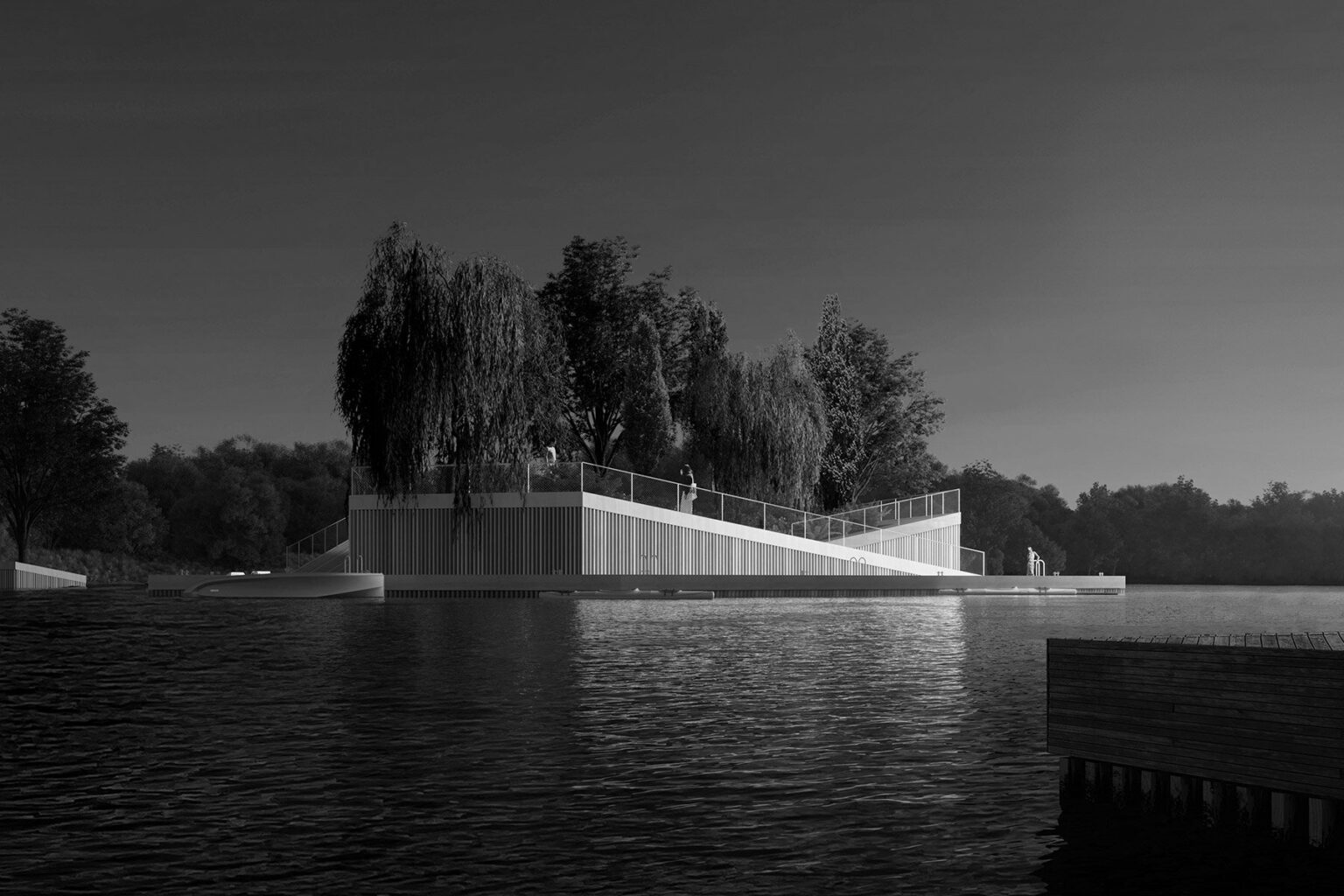 MAST to transform milan quarry with 'forest' of floating architecture