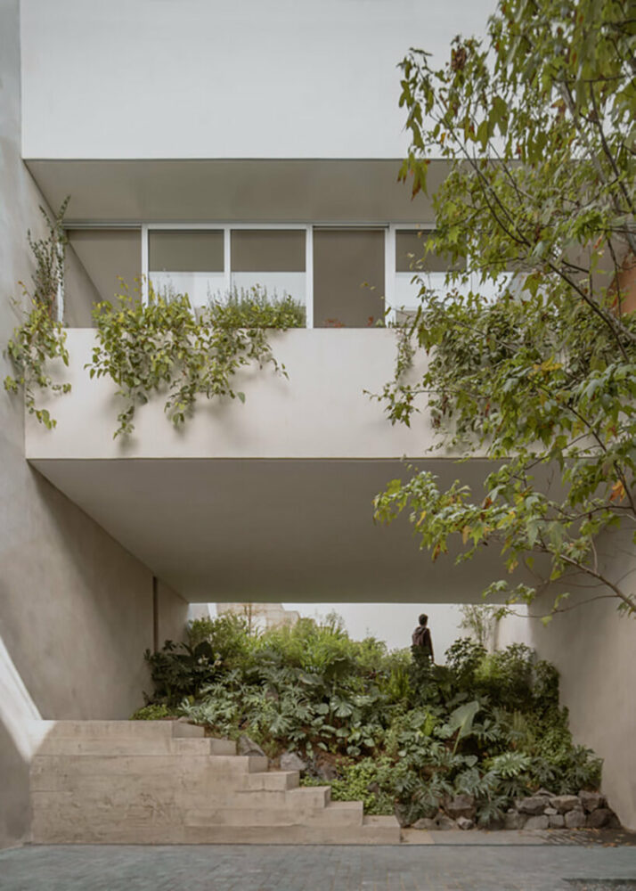 transversal volumes define escobedo soliz house in mexico