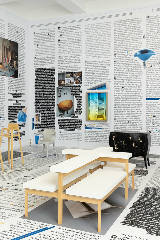 'droog30. design or non-design?' is a twitter feed-inspired show