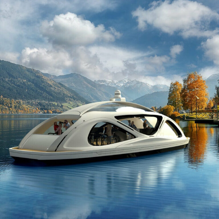 electric self-driving ferry in stockholm ready for public transport use ...