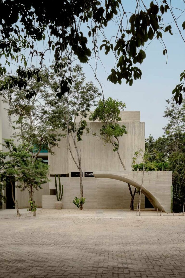 a habitable sculpture: espacio 18 infuses brutalist-inspired villa in ...