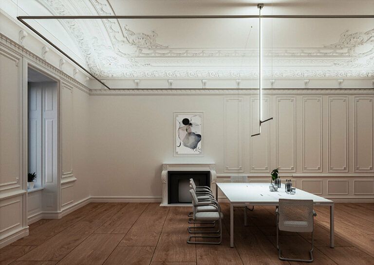 iguzzini libera lighting system defines interior spaces via app