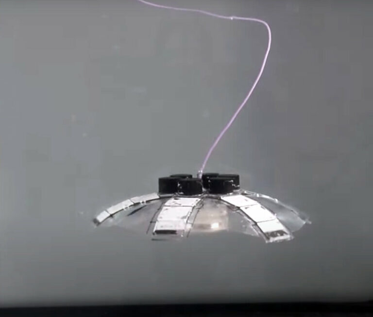 pulsating jellyfish robots can pick up and vacuum ocean trash using artificial muscles