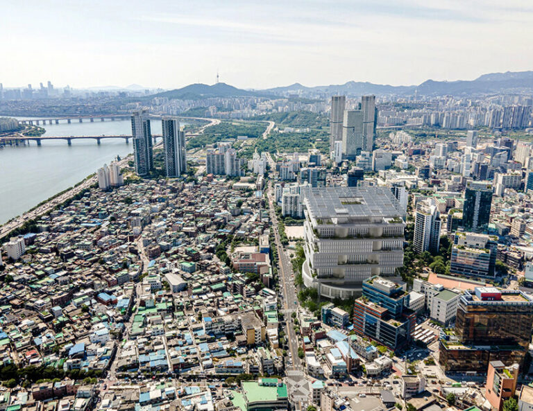 david chipperfield architects' 'K-project' proposal in seoul