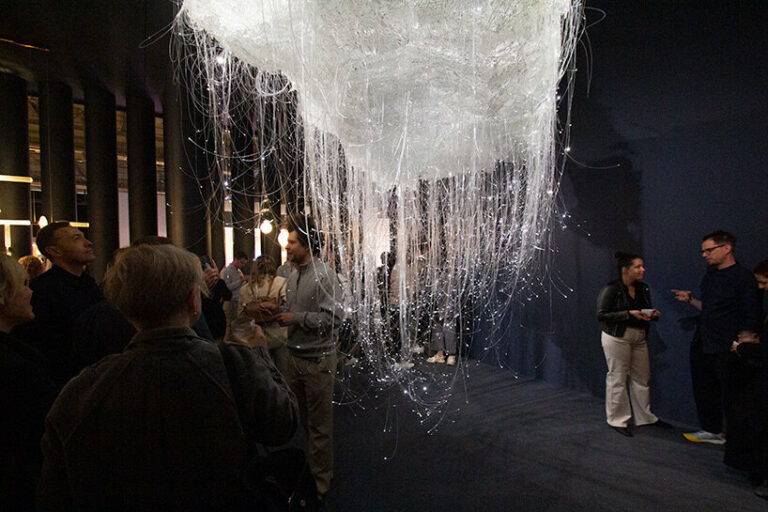 interview: lasvit floats crystal cloud of light above milan design week ...