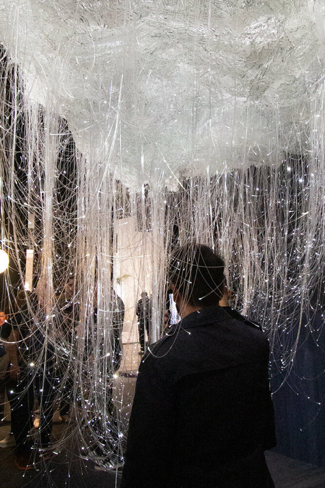 interview: lasvit floats crystal cloud of light above milan design week ...