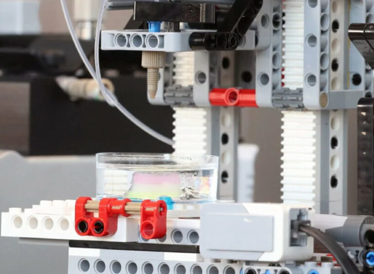 scientists build 3D bioprinter from LEGO bricks as low-cost solution to ...