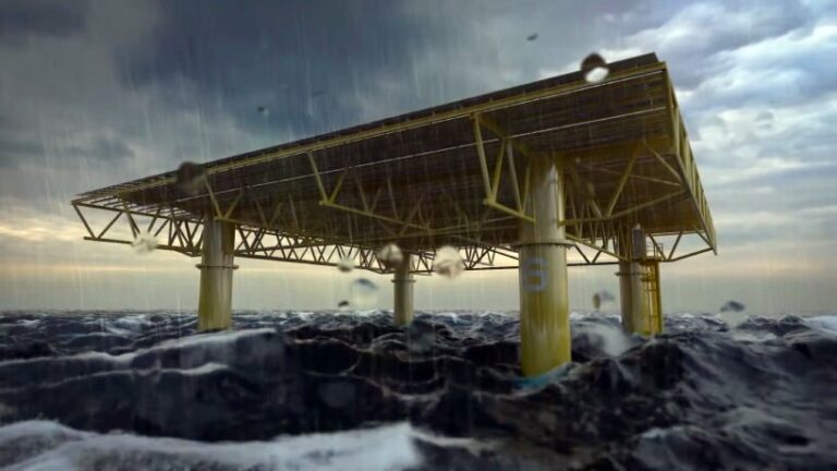 floating offshore solar power SEAVOLT generates electricity even in the ...