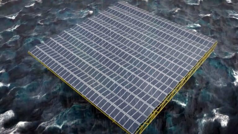floating offshore solar power SEAVOLT generates electricity even in the ...