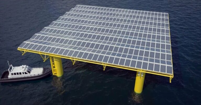 floating offshore solar power SEAVOLT generates electricity even in the ...