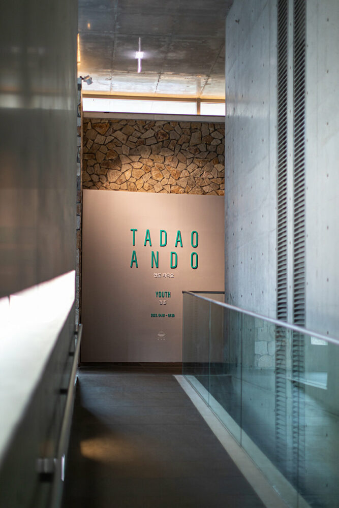 tadao ando debuts solo exhibition at museum SAN in south korea