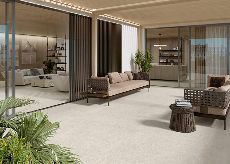 atlas concorde harmonizes living space and outdoors with boost mineral