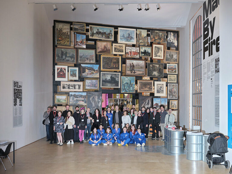 made by fire exhibition lights up milan and czech republic