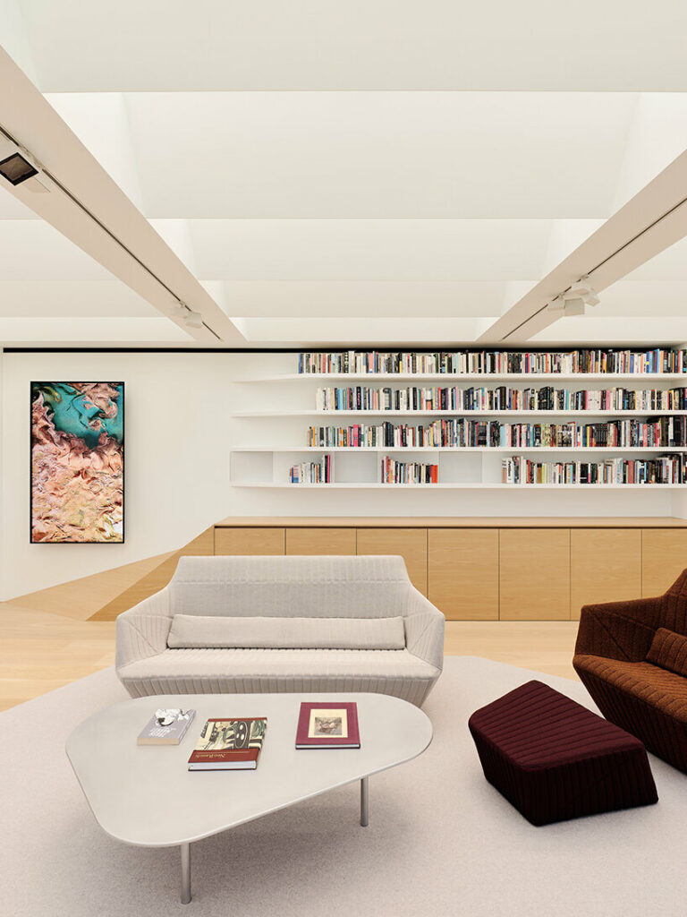 the 'aerie' home office by OPA invites deep reflection and clarity