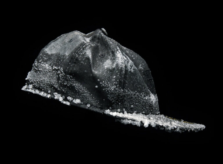 on alice potts’ baseball caps, human sweat crystallizes and mutates ...