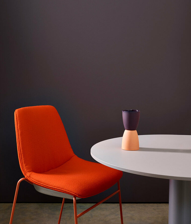 boss design's ola tub chair can be restyled in different bases, forms ...