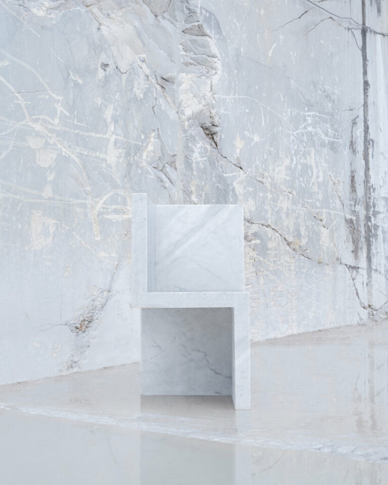 modern victorian loveseats carved from carrara marble mark anna pesonen ...