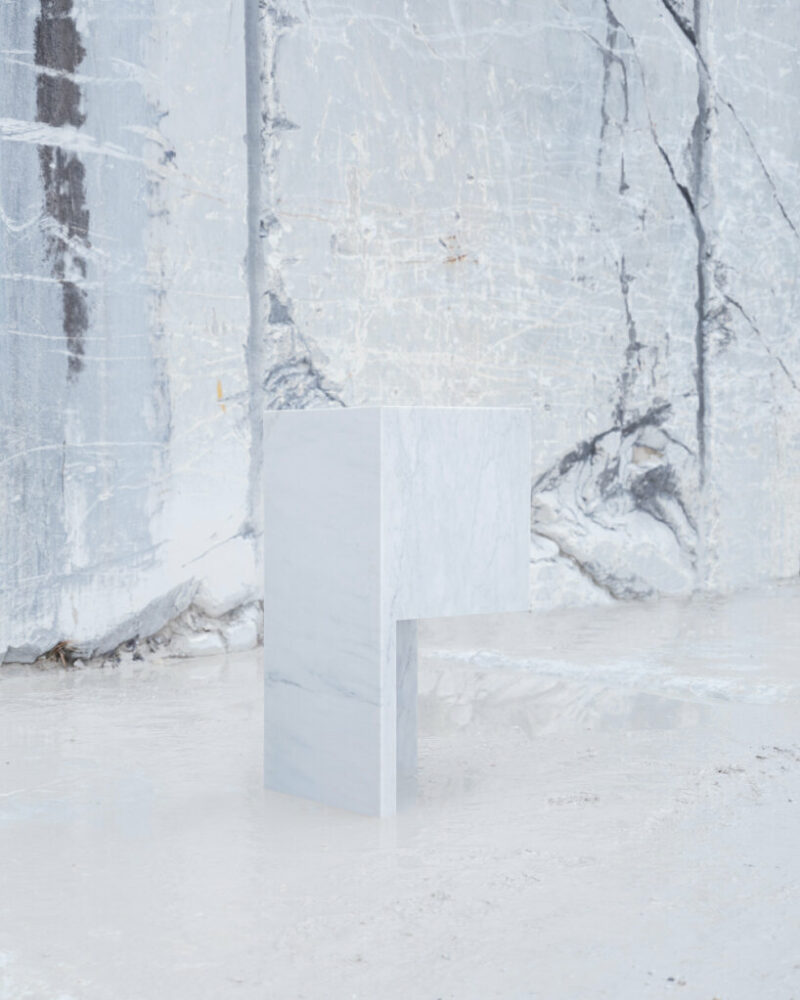 modern victorian loveseats carved from carrara marble mark anna pesonen ...