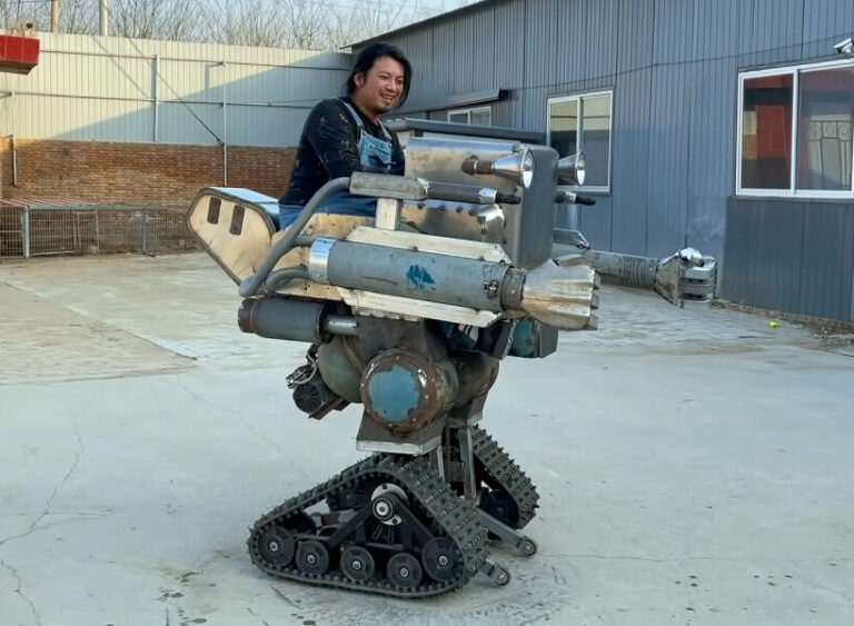 security robot patrol for shops pulls no punches with giant metal fists ...