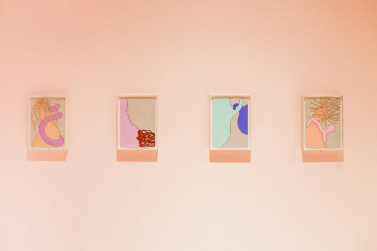 inflated fleshlike sculptures of eva fàbregas mimic intestines and body ...