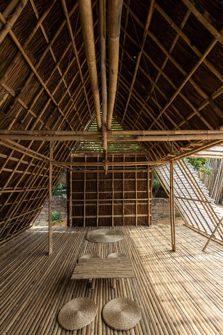 H&P architects prototypes 'floating bamboo house' in vietnam