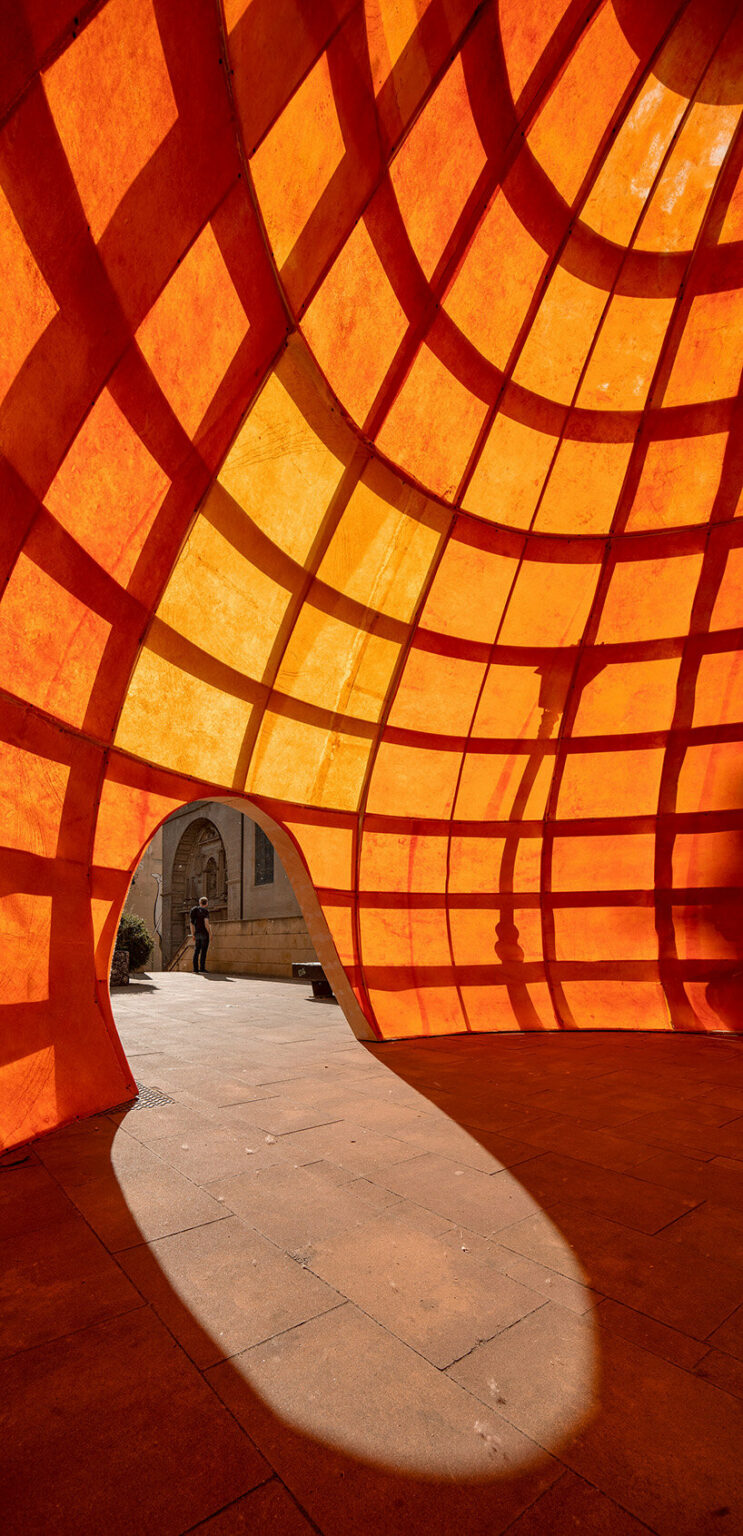 step inside oana stănescu's strawberry-shaped cocoon in logroño