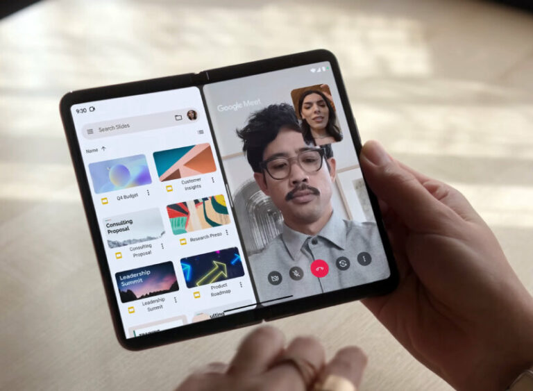 pixel fold, google's first foldable phone, opens up to 7.6-inch ...
