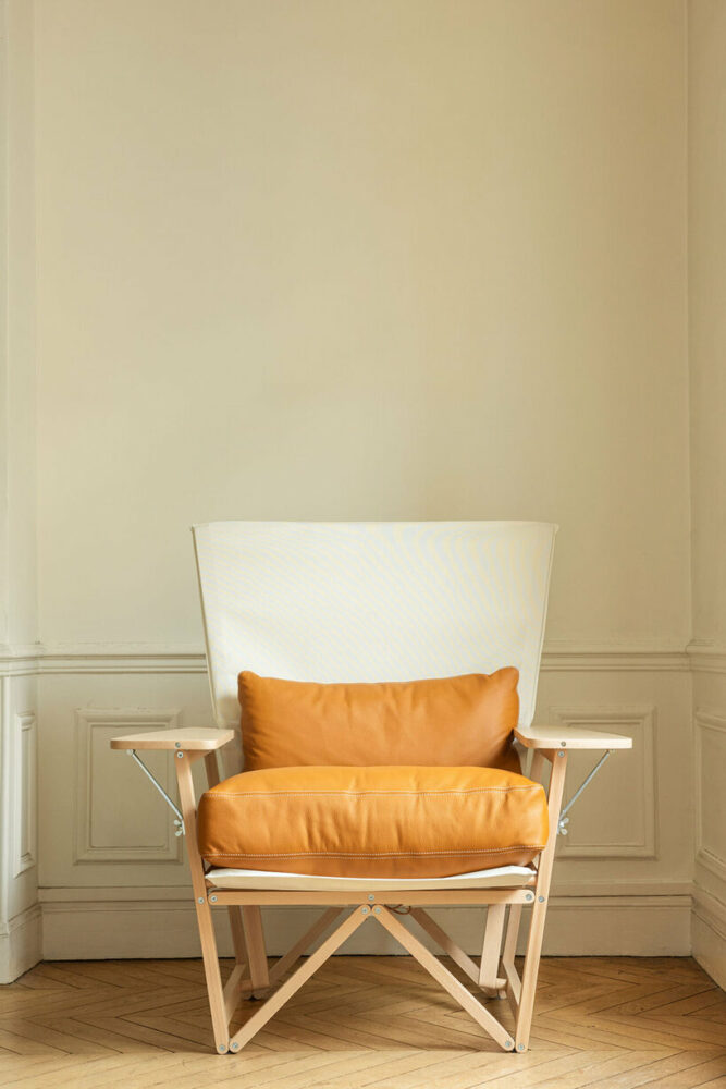marc berthier's iconic 'walter outfit' chair revived in limited edition ...