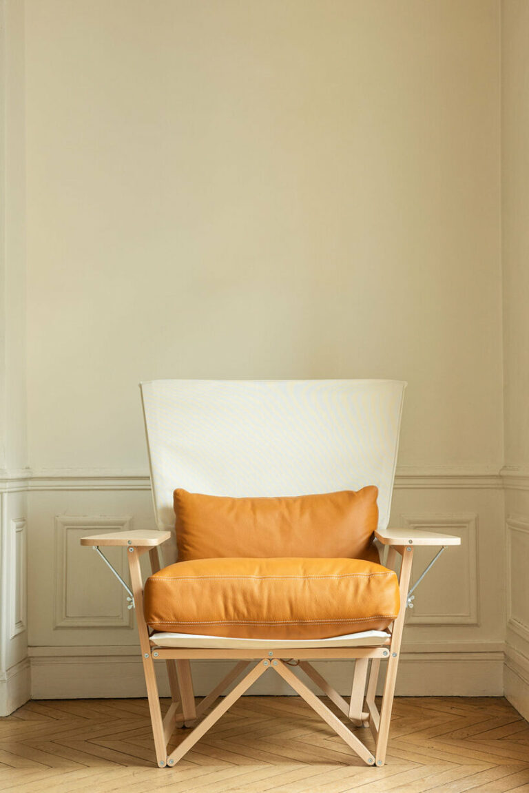 marc berthier's iconic 'walter outfit' chair revived in limited edition ...