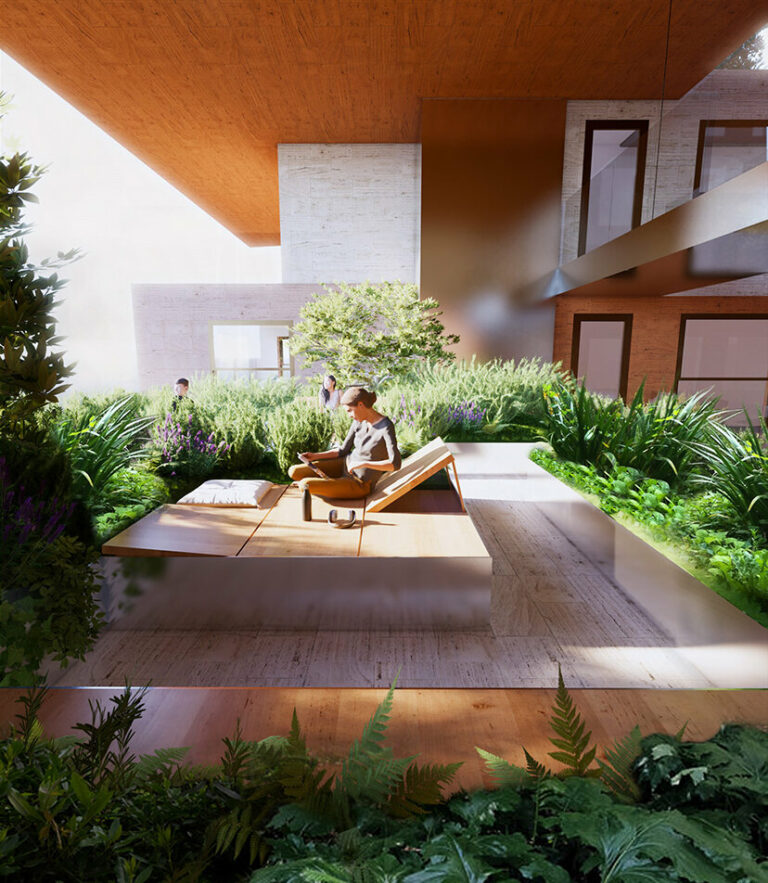 a matrix of villas compose MVRDV's 'ziel' complex in montevideo