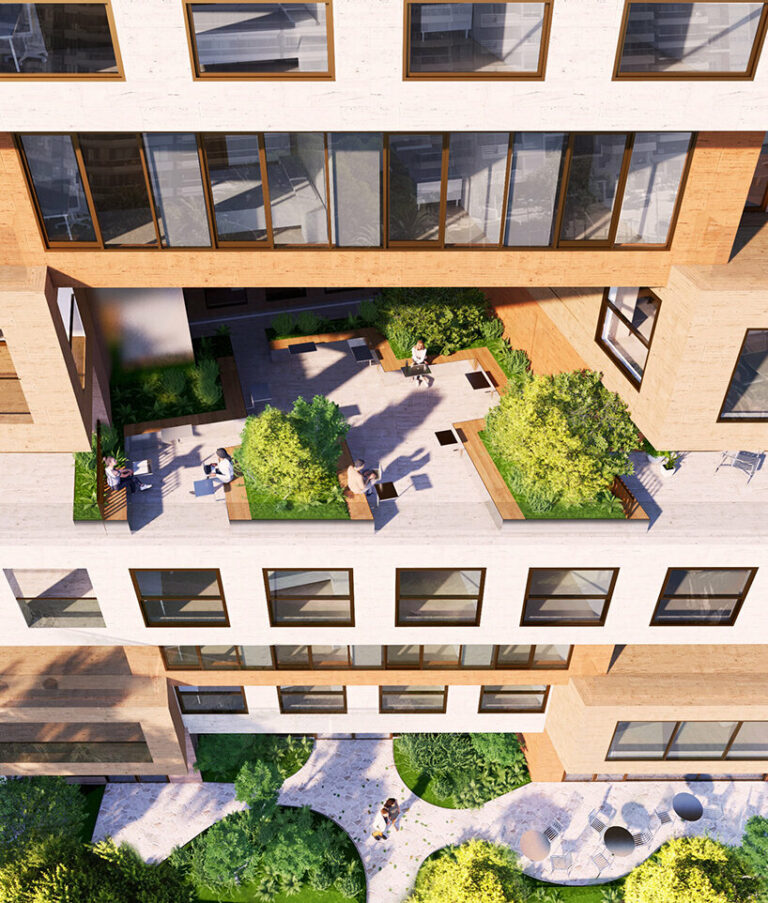 a matrix of villas compose MVRDV's 'ziel' complex in montevideo