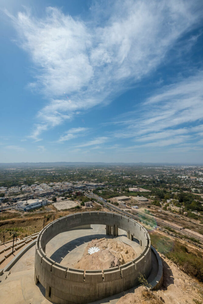 smritivan memorial plants circular concrete reservoirs dedicated to ...