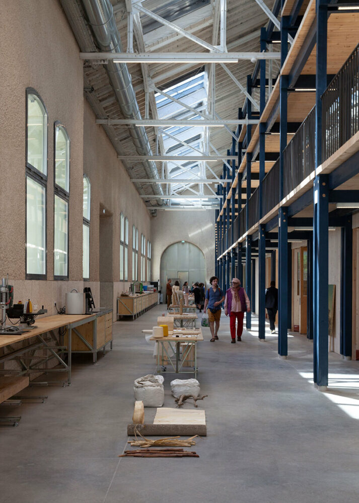 historical building converted into atelier LUMA laboratory in arles