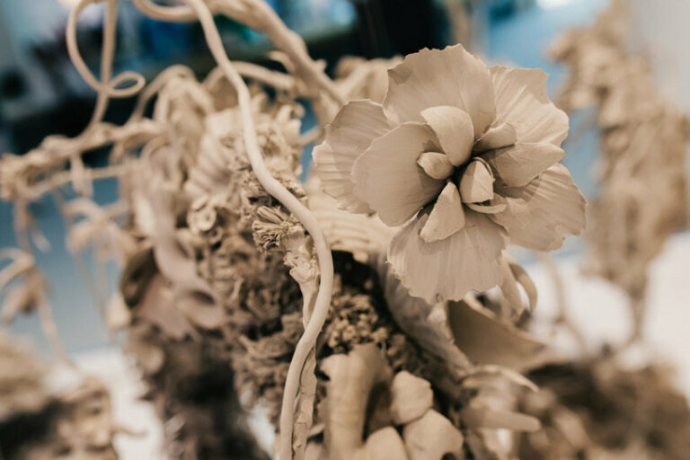 phoebe cummings' clay-made sculptural flora nods to the ephemeral at ...