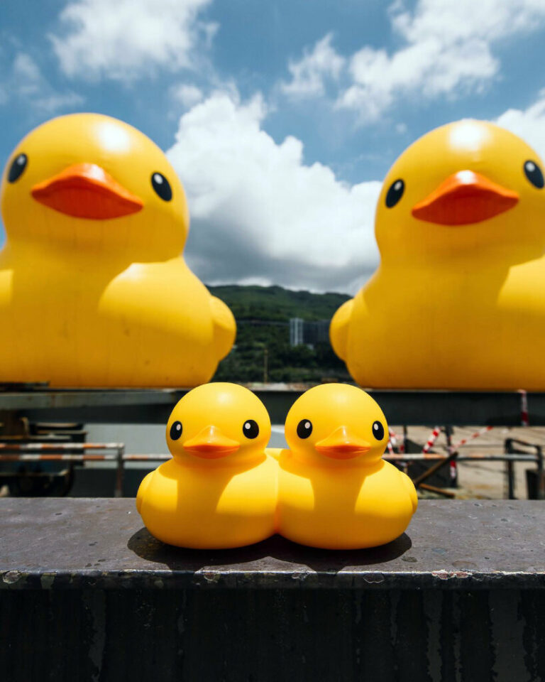 florentijn hofman's inflatable rubber duck gets an identical twin for ...