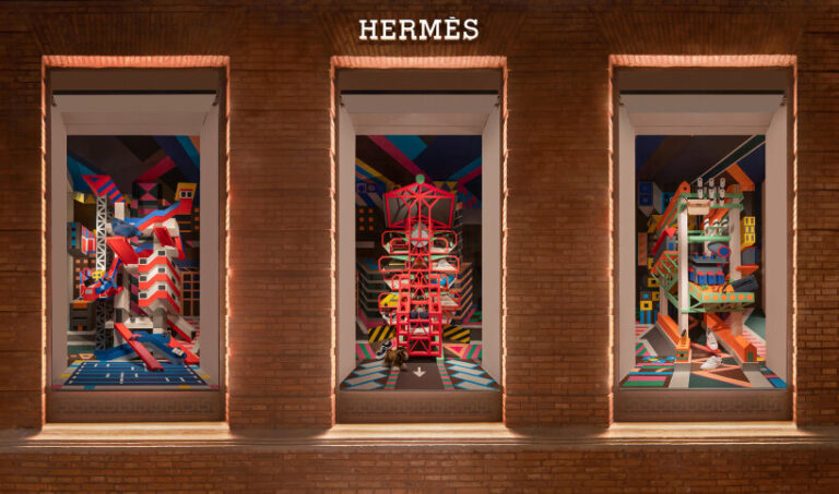 burst of color engulfs Hermès shanghai with li han's exhibition ...