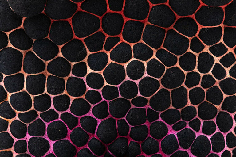 liam lee mimics organic growth with handcrafted merino wool chairs