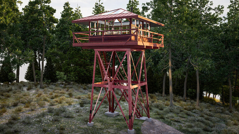 'moonpass lookouts' in idaho offer an elevated forest experience
