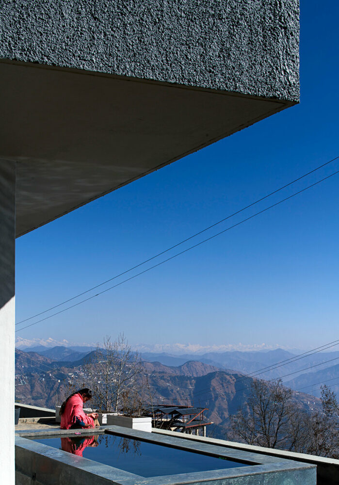 under mango tree's jagged roof choreographs rainwater flow in western ...