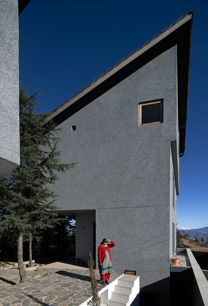 under mango tree's jagged roof choreographs rainwater flow in western ...