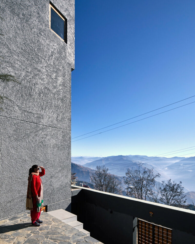 under mango tree's jagged roof choreographs rainwater flow in western ...